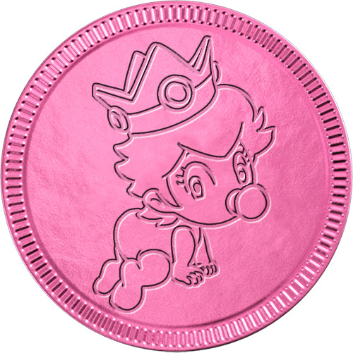 Baby Princess Peach - Foiled Again! Chocolate Coins