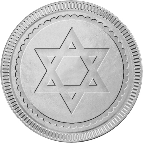 Star of David - Foiled Again! Chocolate Coins