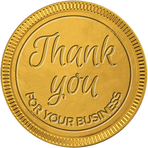 Thank You for Your Business #2 - Foiled Again! Chocolate Coins