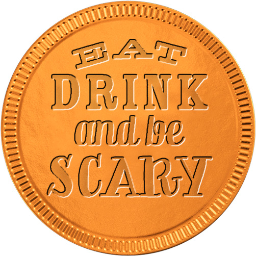 Eat, Drink & Be Scary - Foiled Again! Chocolate Coins