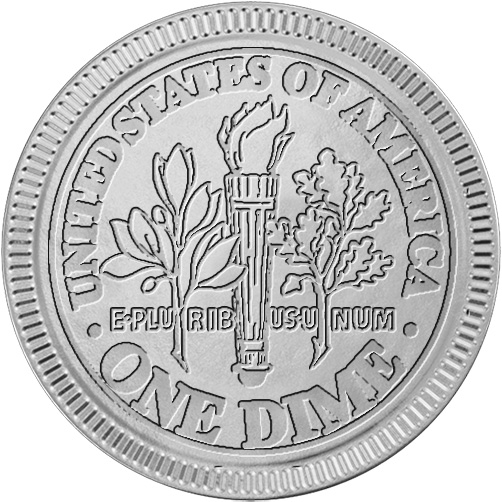 Dime Tails - Foiled Again! Chocolate Coins