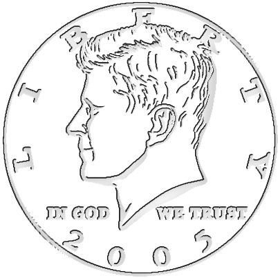 Half Dollar Clip Art