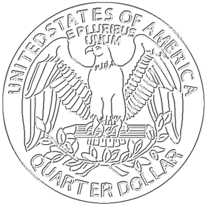 Quarter Tails Clipart