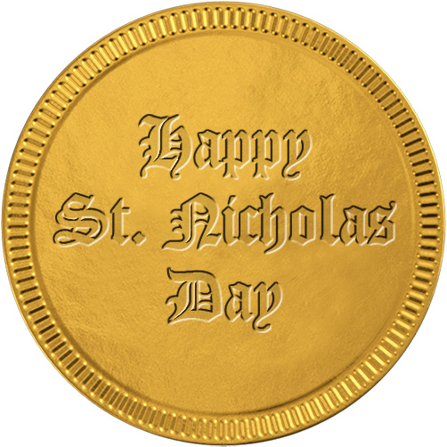 Happy St. Nicholas Day - Foiled Again! Chocolate Coins