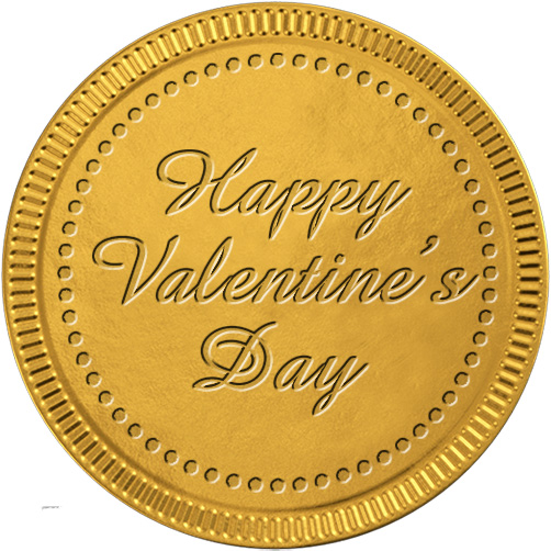 Happy Valentine's Day #1 - Foiled Again! Chocolate Coins