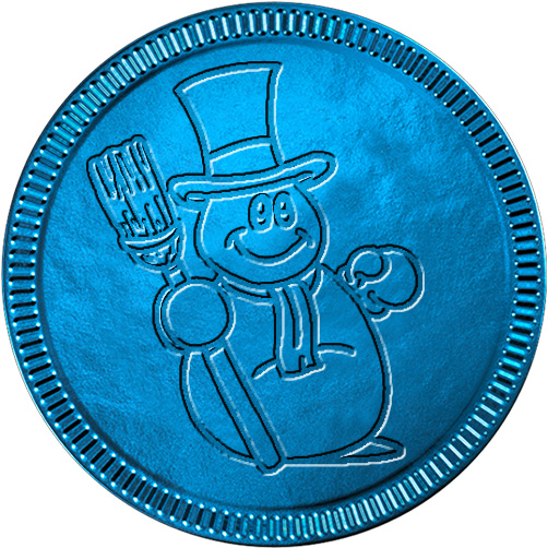 Snowman - Foiled Again! Chocolate Coins