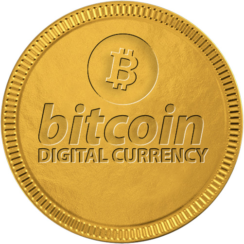 Bitcoin Digital Currency - Foiled Again! Chocolate Coins