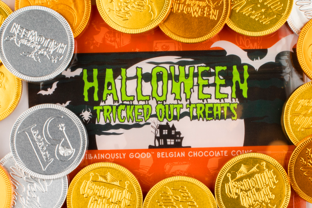 Halloween Chocolate Coins “Tricked Out Treats” - Foiled Again ...