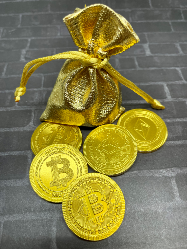 Bitcoin Chocolate Coins - Foiled Again! Chocolate Coins